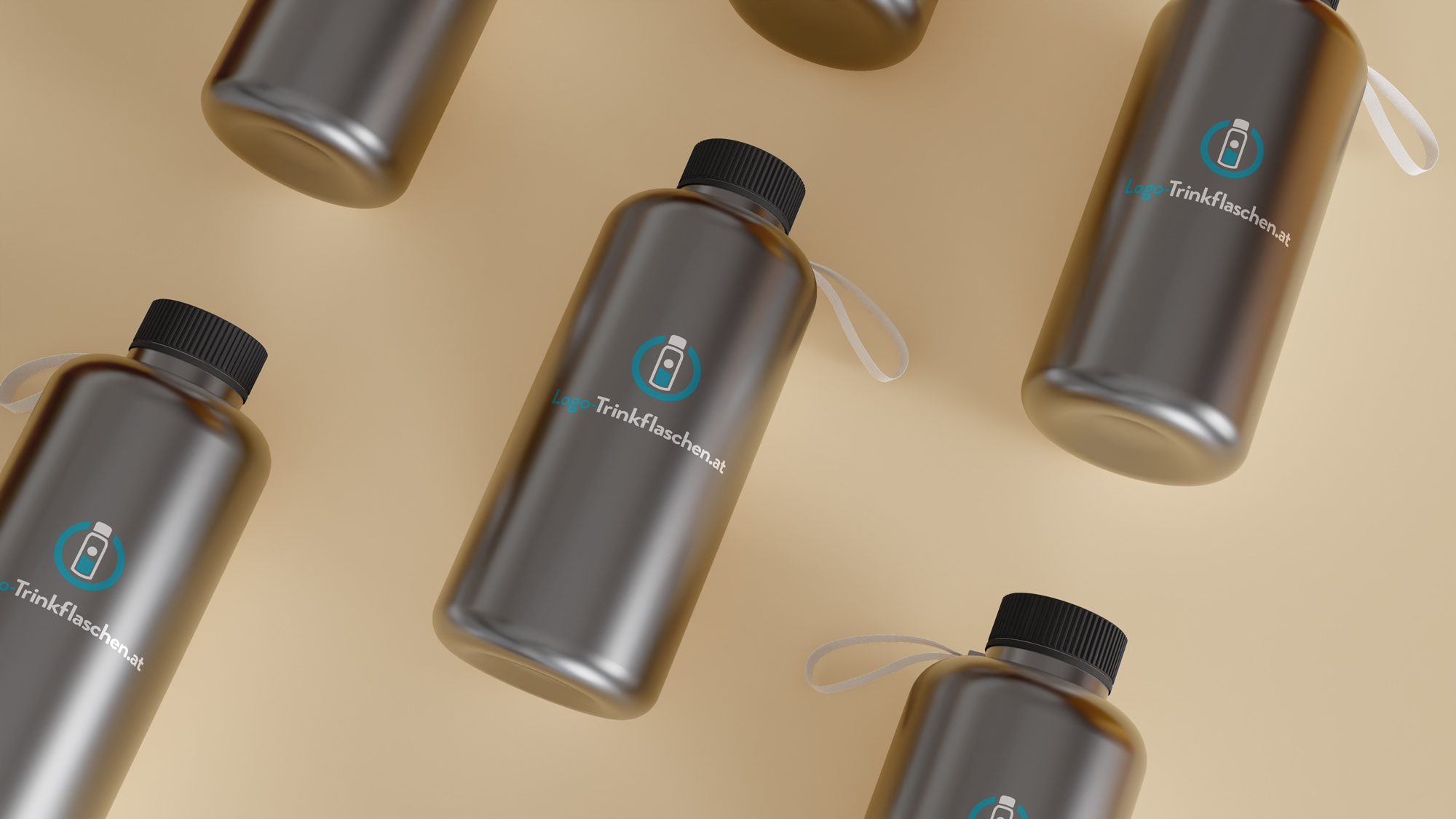 Trinkflaschen mit Logo bedrucken lassen vom B2B-Spezialisten